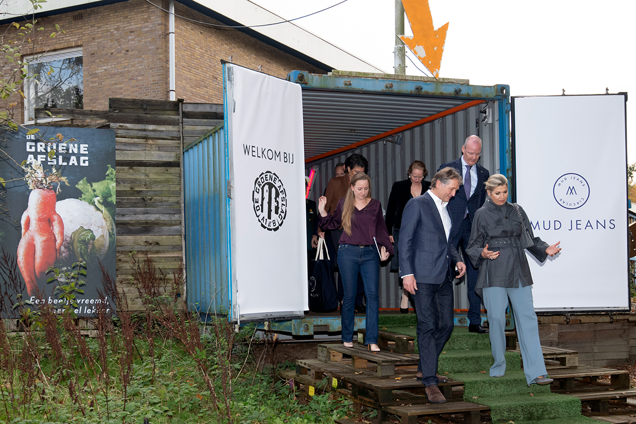 MUDJeans en De Groene Afslag ontvangen koninklijk bezoek - Hilversum100